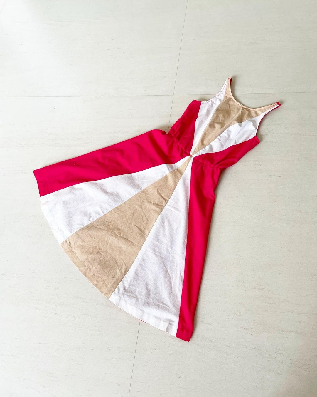 Sassy Color Blocked Toni Todd Sundress - Etsy