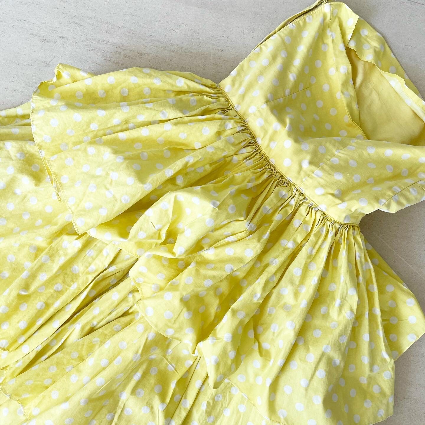 Pretty Yellow Soufflé Tiered Bustier Dress - Etsy
