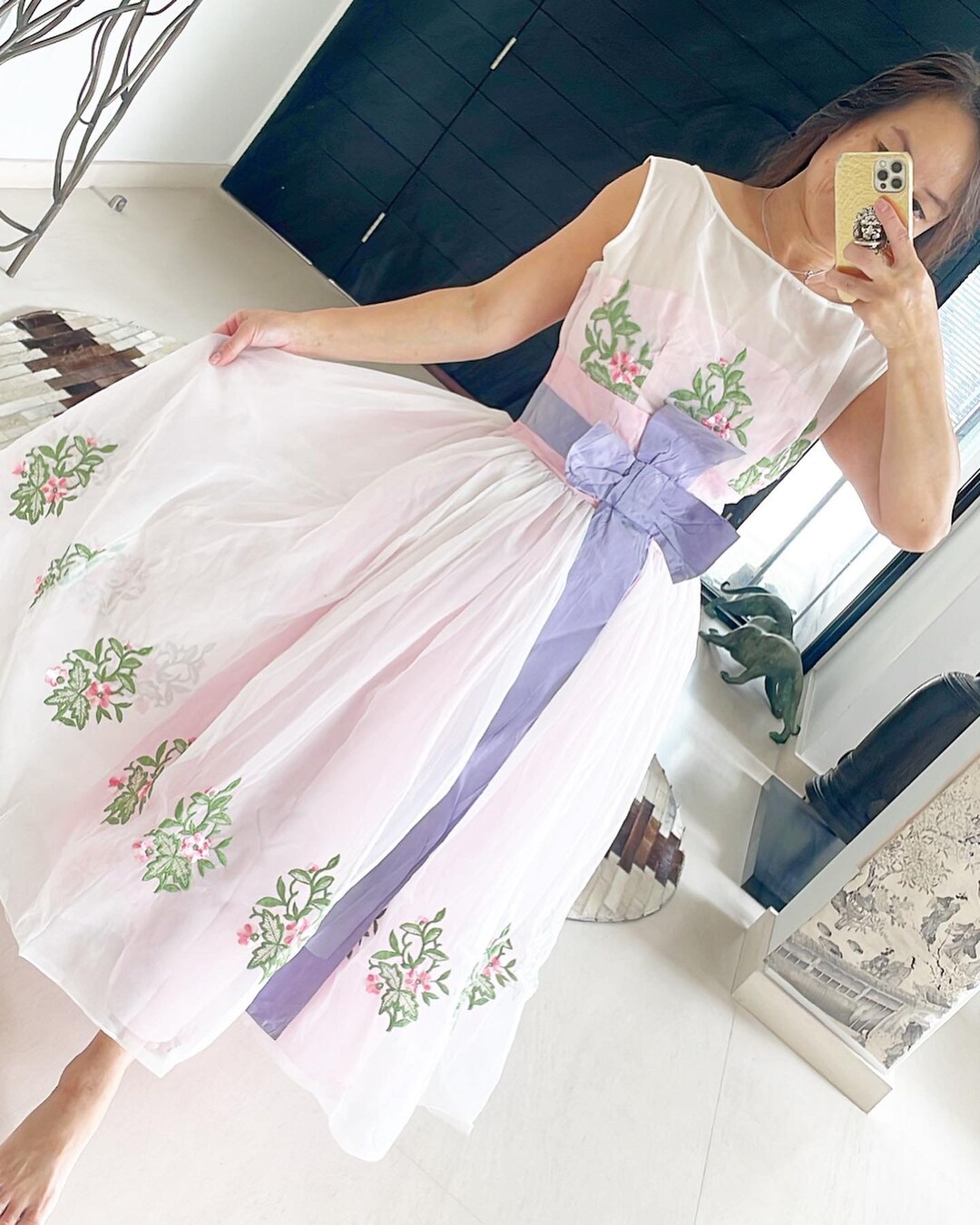 Prettiest Floral Embroidered Cocktail Dress - Etsy
