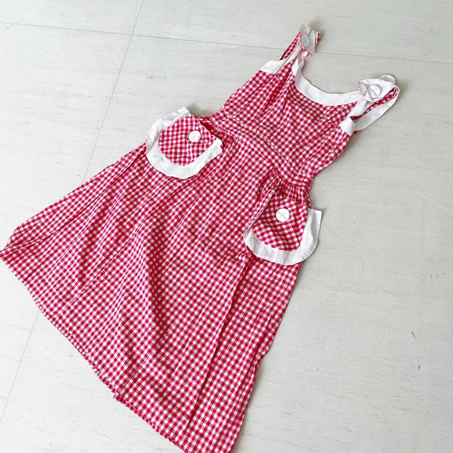Gorgeous Gingham Sundress With Button Details - Etsy