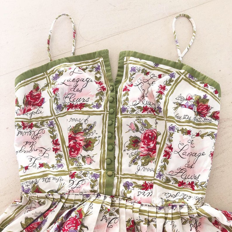 Gorgeous Language of Flowers Sundress - Etsy