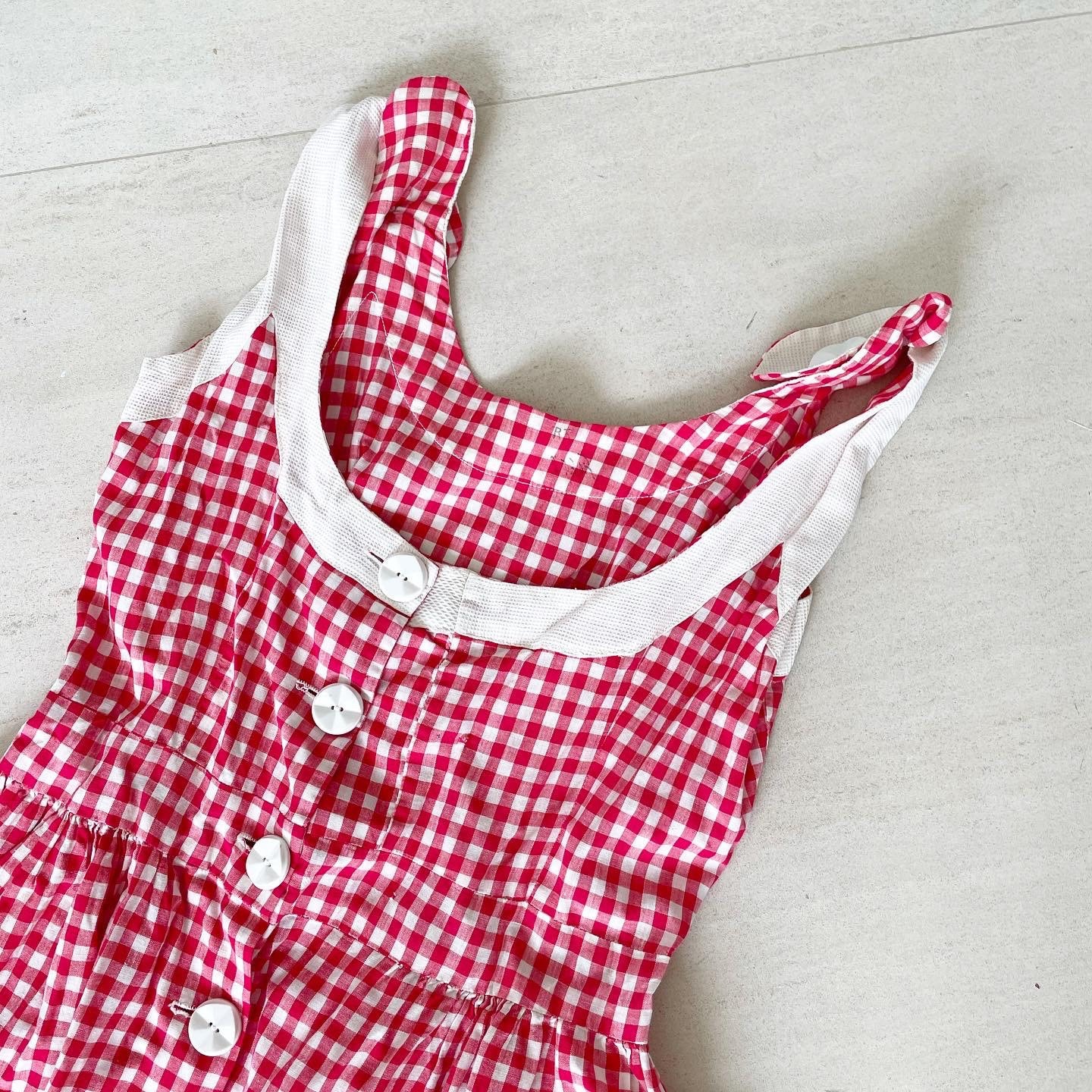 Gorgeous Gingham Sundress With Button Details - Etsy