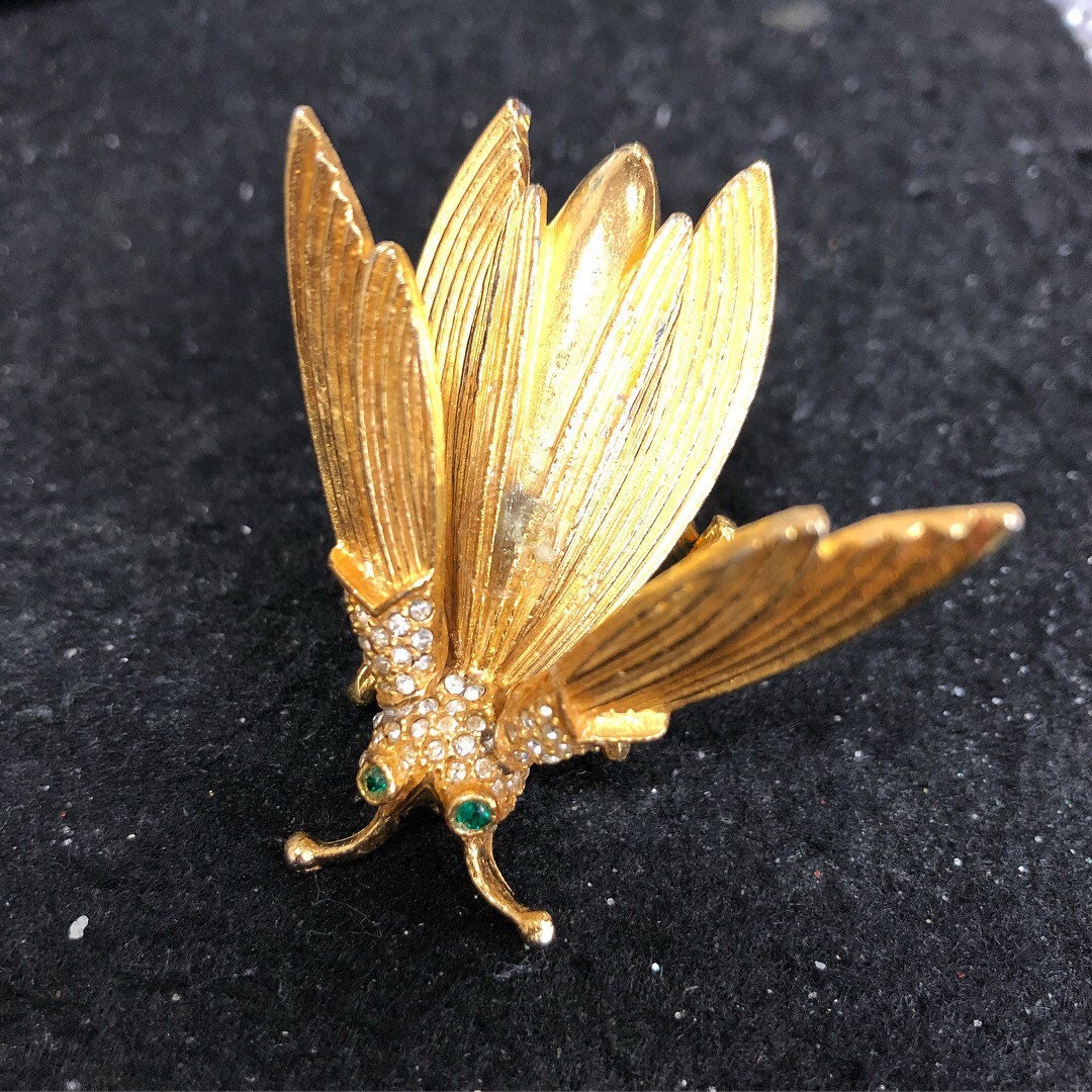Gorgeous Gold Plated Fly Ring - Etsy