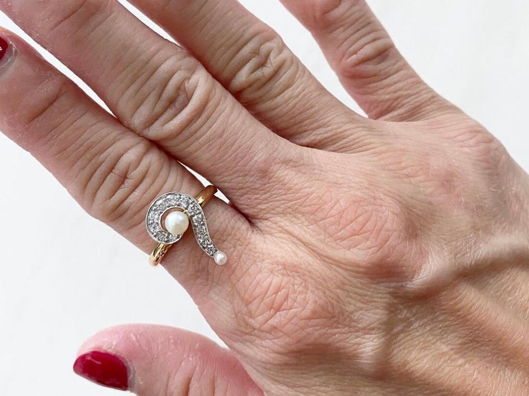 Incredibly Rare Antique Question Mark Ring - Etsy