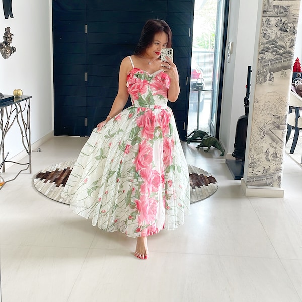 Emma Domb Rose Dress - Etsy