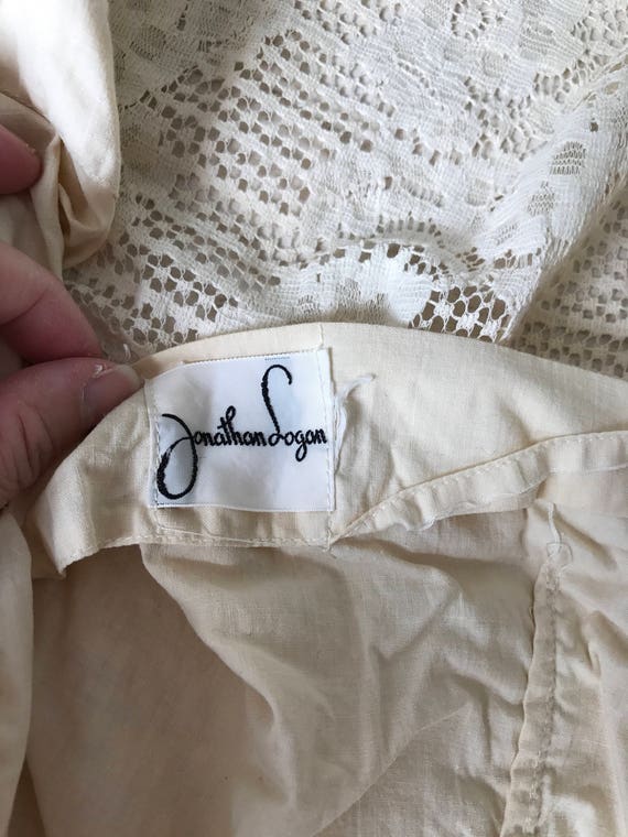 Stunning 1950s Jonathan Logan Lace Shirtdress XS/S - Gem