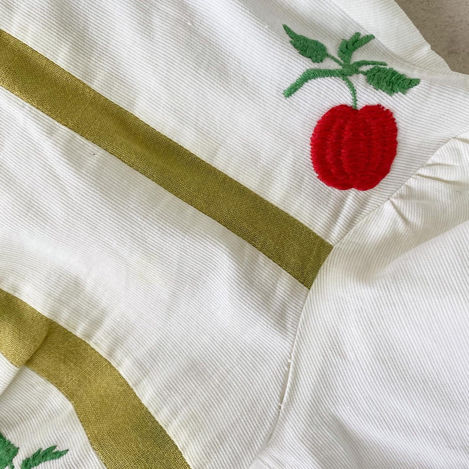 Incredible Apple Embroidered 30s/40s Maxi Dress - Etsy