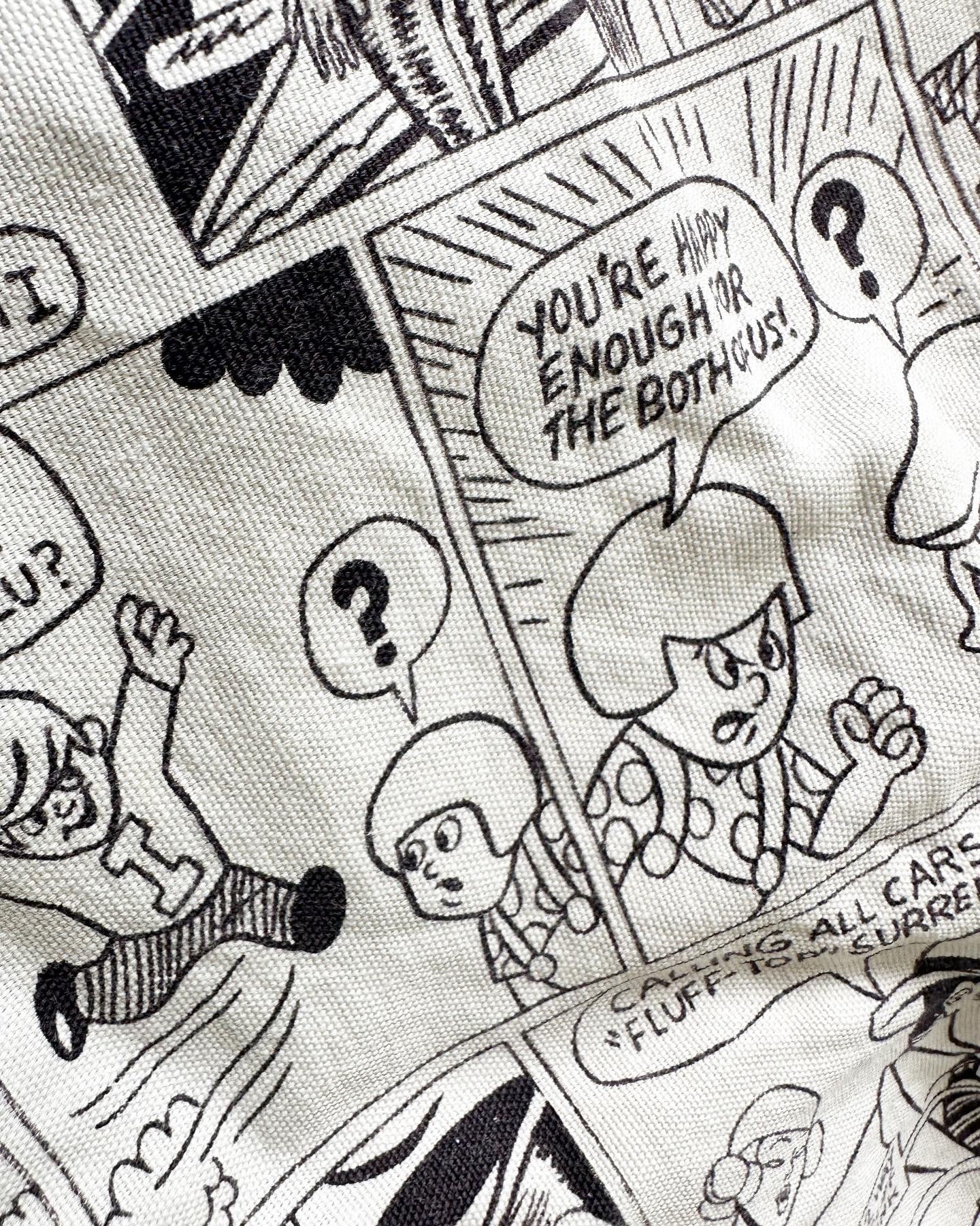 Adorable 60s Comic Print Wrap Dress - Etsy