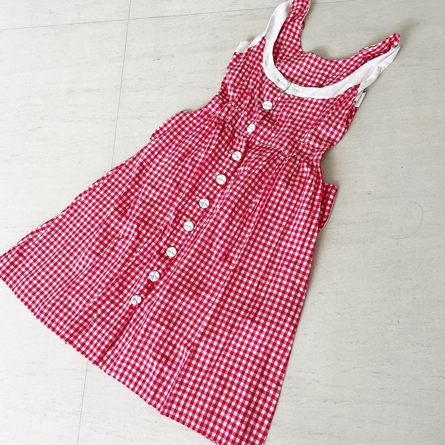 Gorgeous Gingham Sundress With Button Details - Etsy