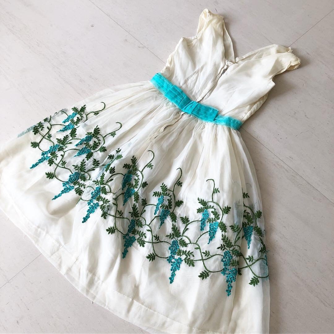 Pretty Green Grape Dress - Etsy