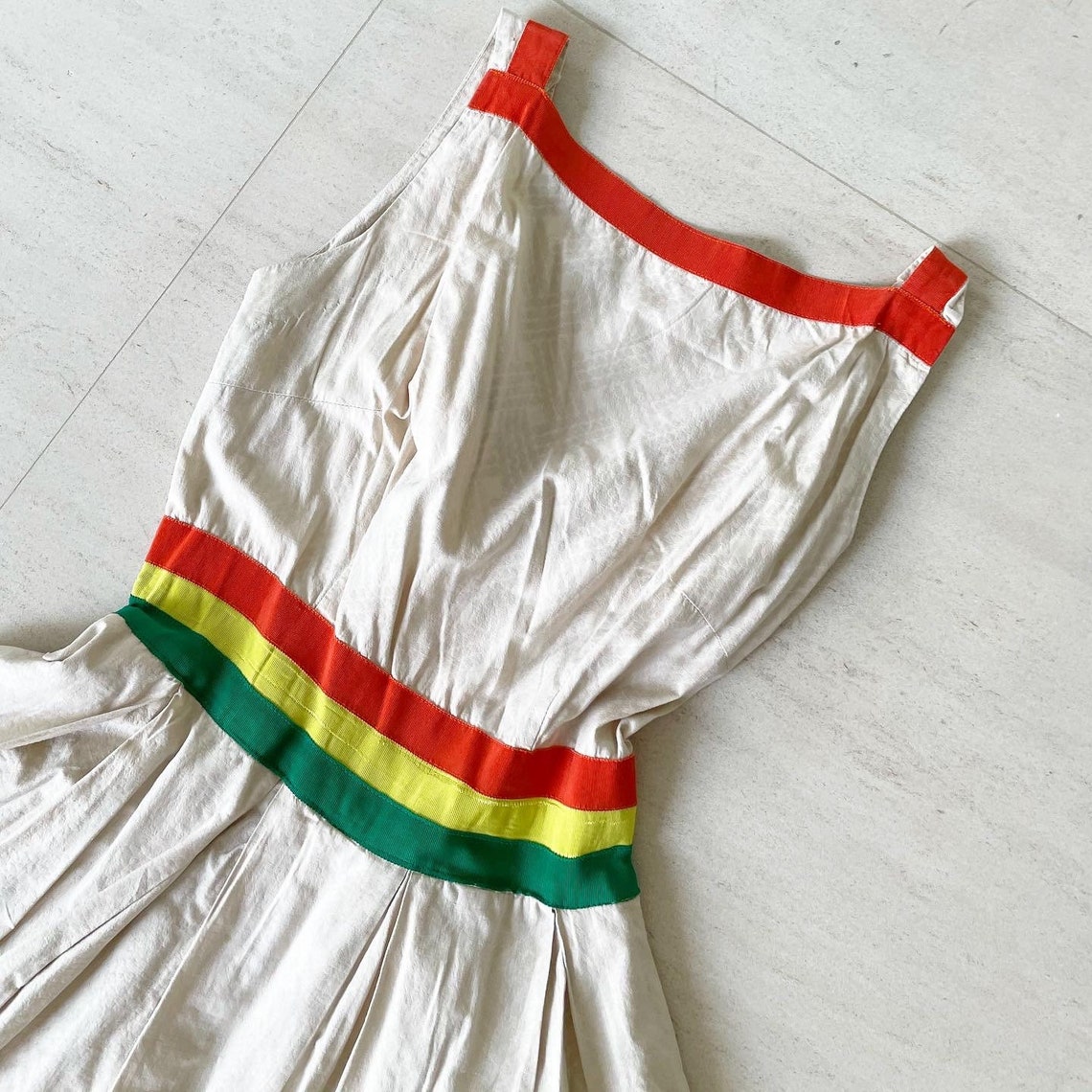 Gorgeous Colored Ribbon Dress - Etsy