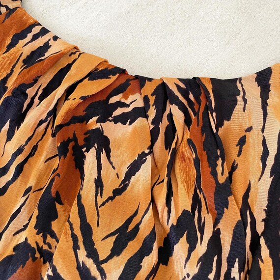 Rare Tiger Print Frederick’s of Hollywood 50s Wiggle - Gem