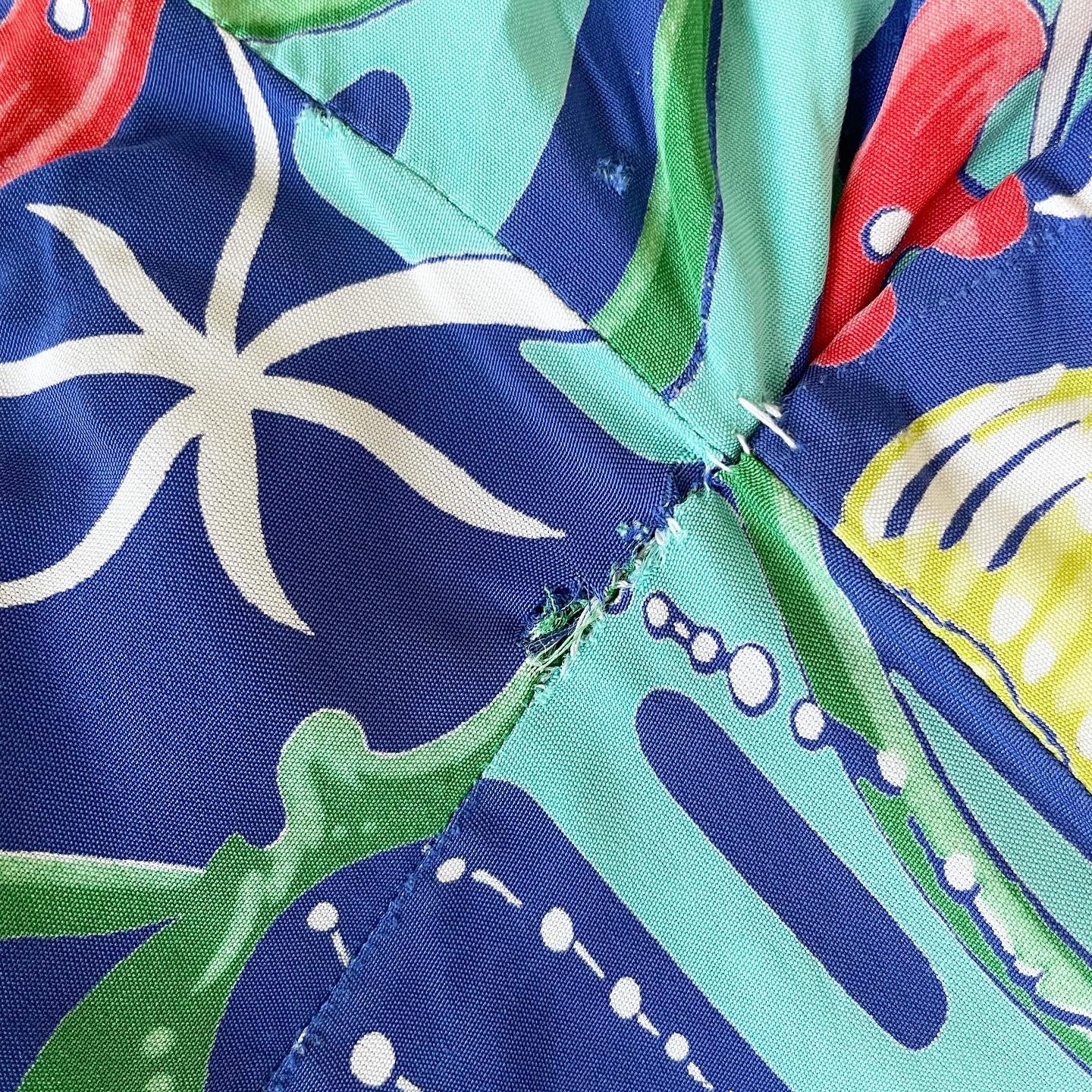 Stunning Rare Fish Coral Hawaiian Sarong Dress - Etsy
