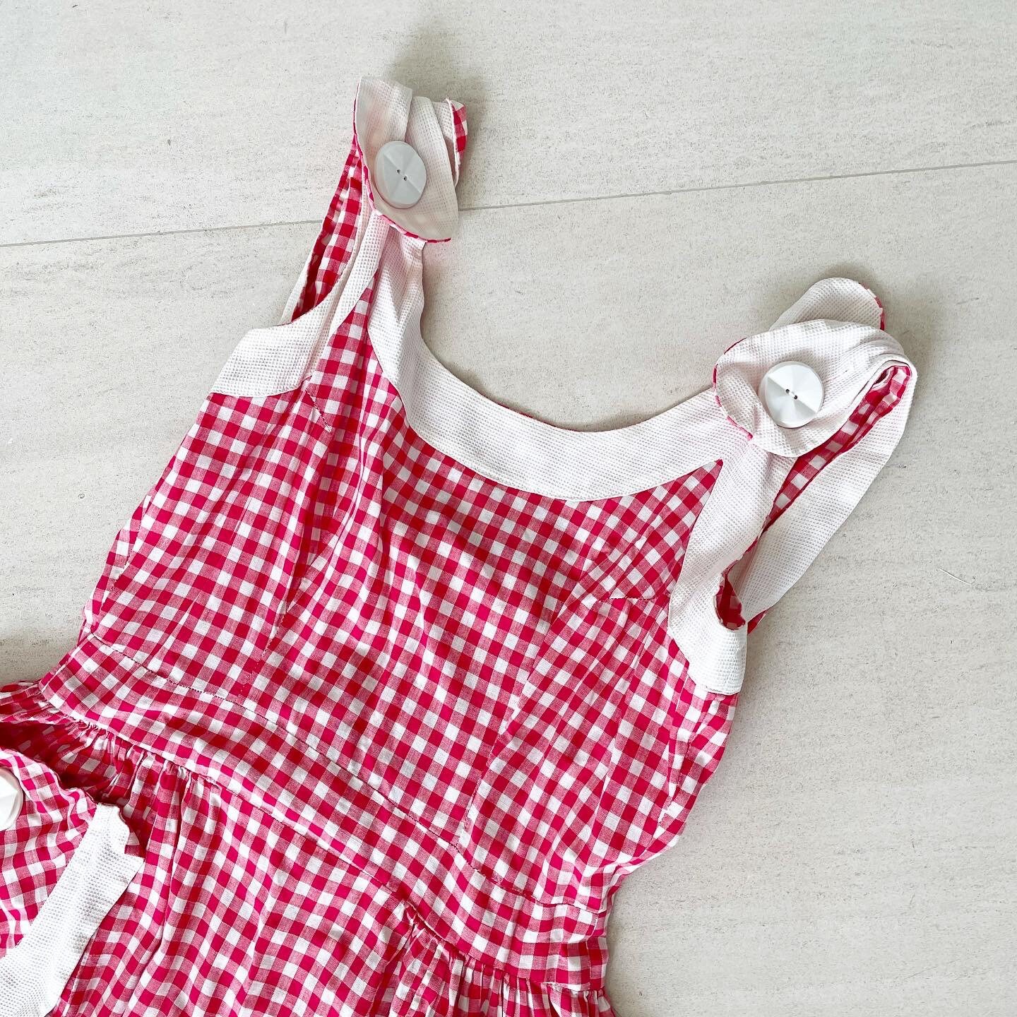 Gorgeous Gingham Sundress With Button Details - Etsy