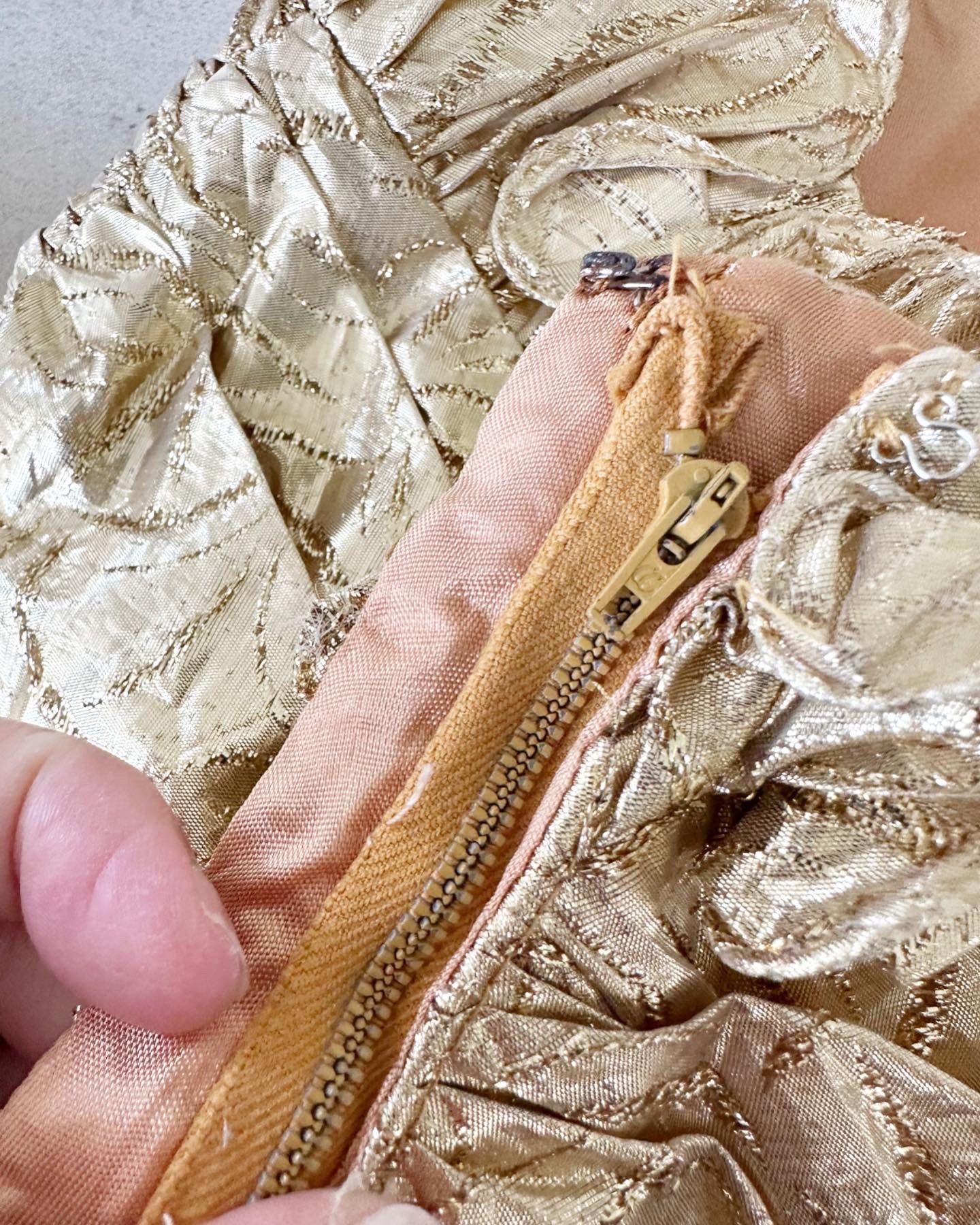 Rare Early Label Gold Mike Benet Dress - Etsy