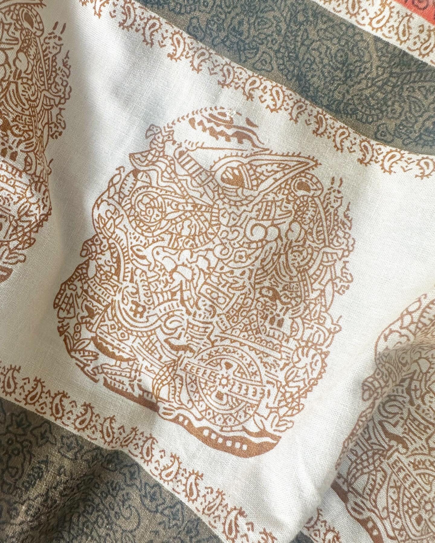 Rare Wayang Kulit Novelty Print Dress - Etsy