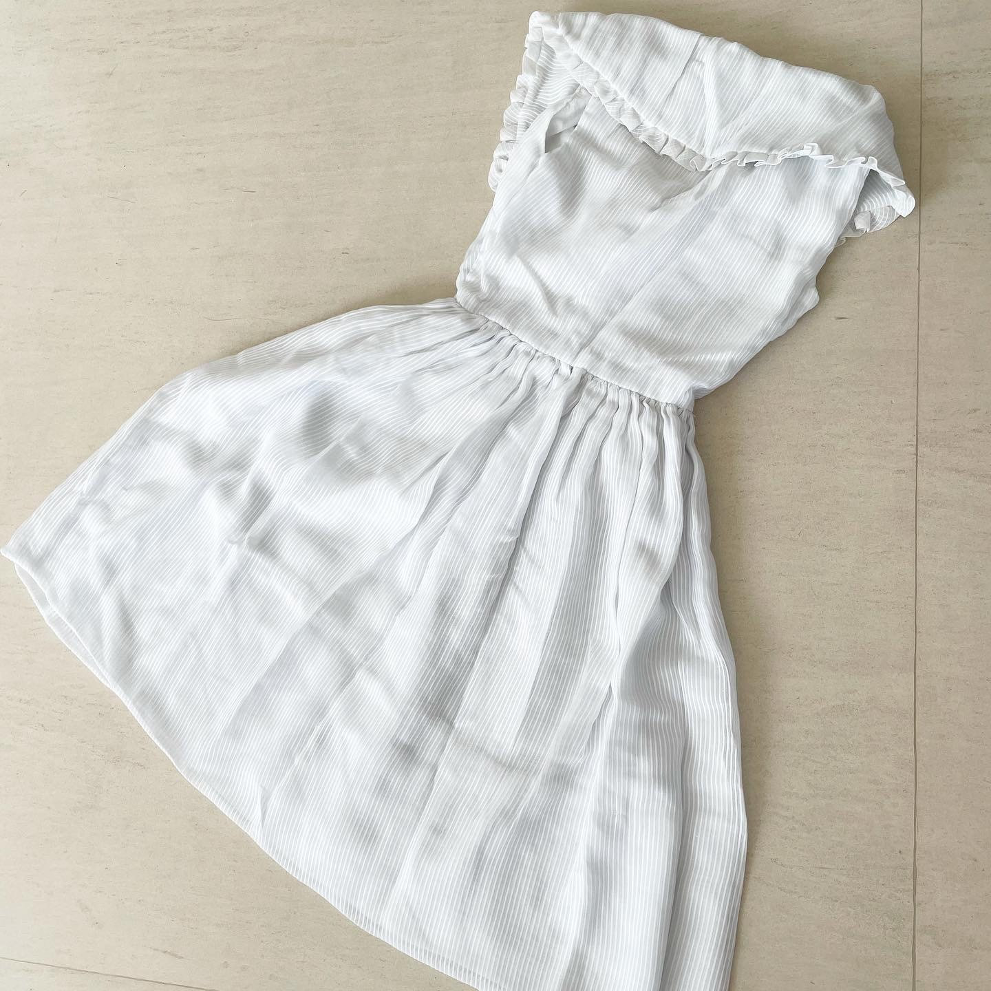 Glorious Sailor Collar Pristine White Sundress - Etsy