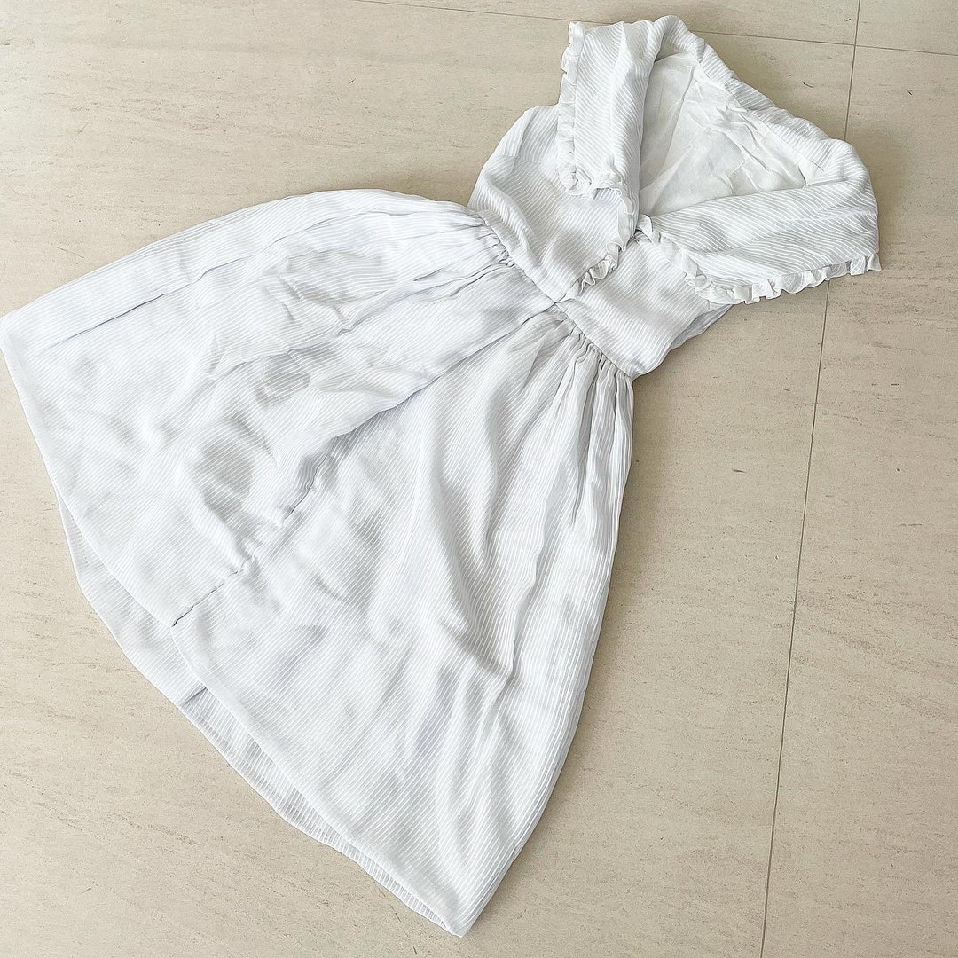 Glorious Sailor Collar Pristine White Sundress - Etsy