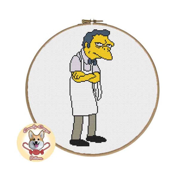 Moe Simpsons Cross Stitch - Etsy