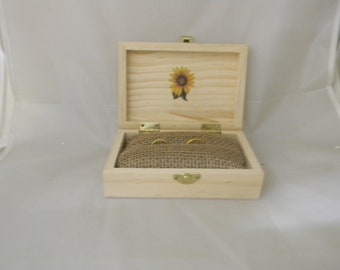 Sunflower Ring Proposal Box - Etsy
