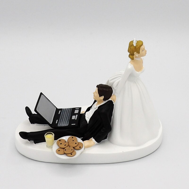 Nerd Wedding Cake Topper - Etsy