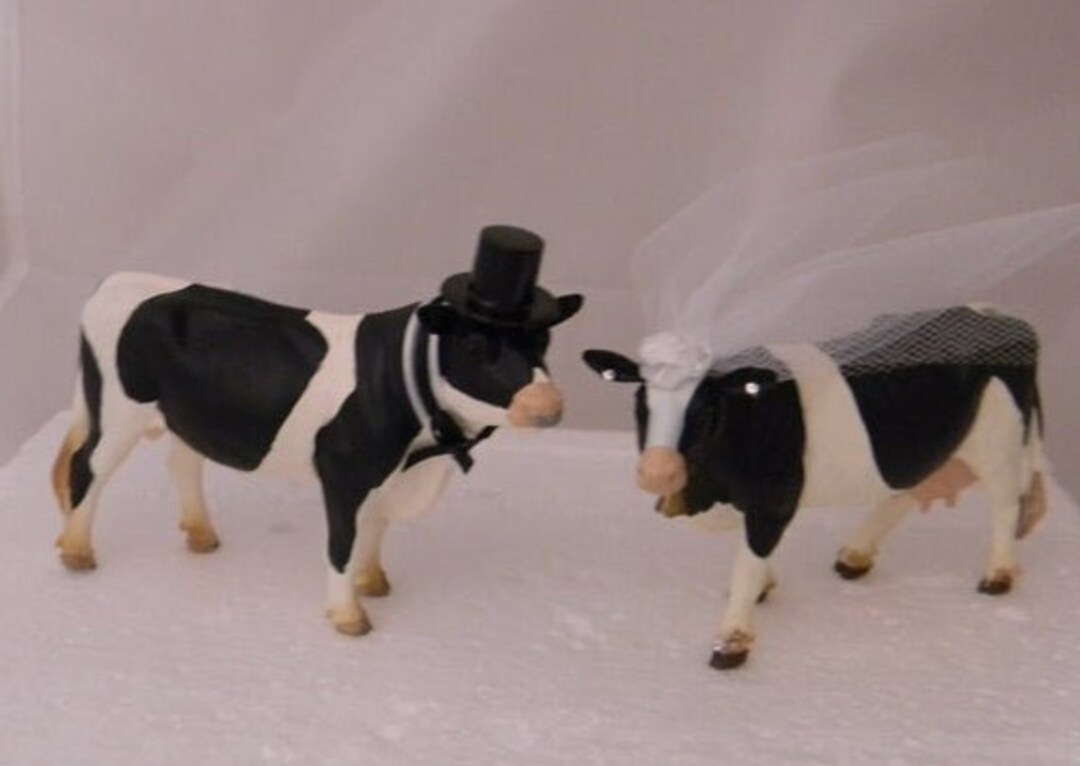 Wedding Reception Dairy Farmer Rancher Holstein Milk Cow Cake - Etsy