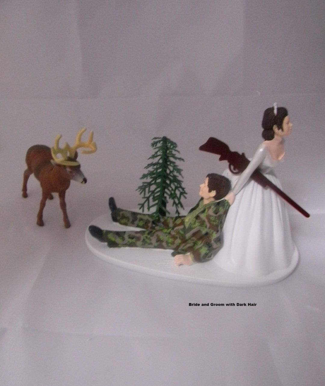 Wedding Reception Party Camo Deer Dark Hair Couple Hunting - Etsy