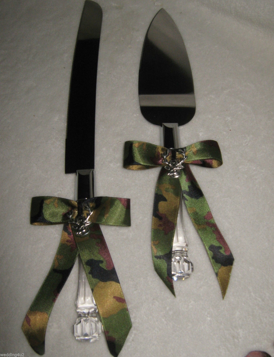 Wedding Reception Ceremony Party Camo Deer Hunting Hunter Cake Knife ...