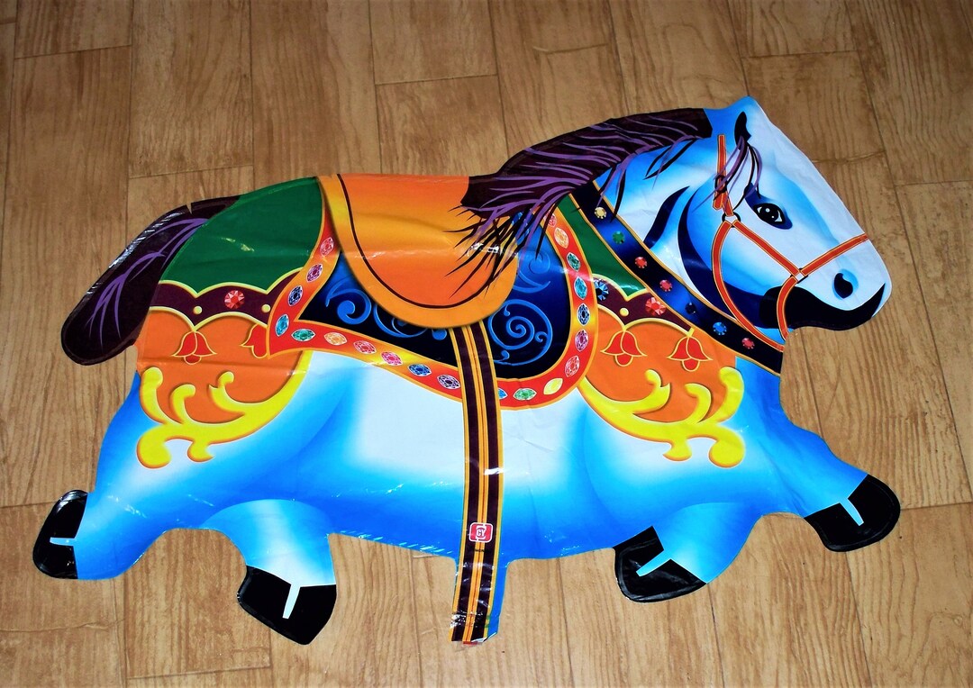Carousel Horse Balloon 27" X 18" Party Kids Adults Quality Helium - Etsy