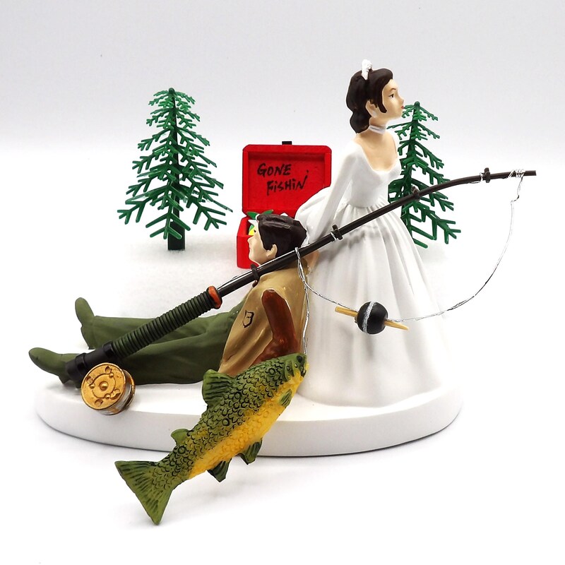 Fishing Cake Topper - Etsy