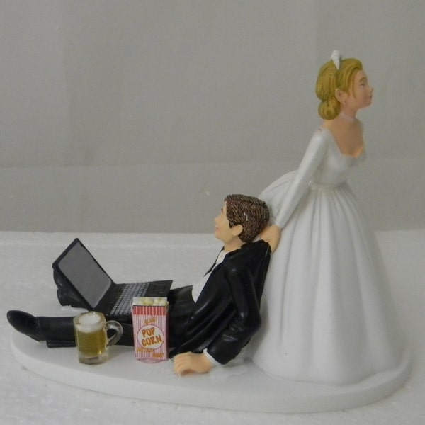 Nerd Wedding Cake Topper - Etsy