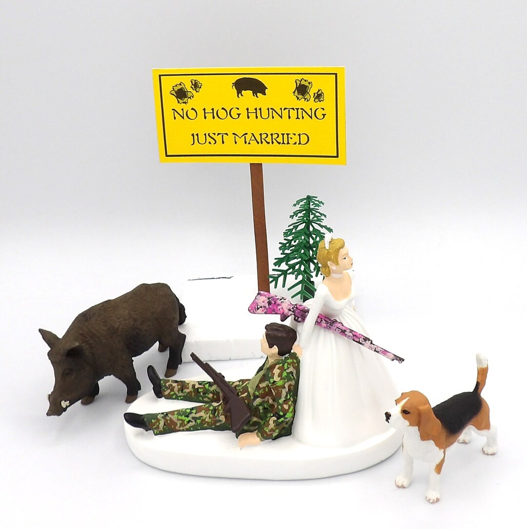 Wedding Reception Party Camo Wild Hog Boar With Tusk Hunting Hunter ...