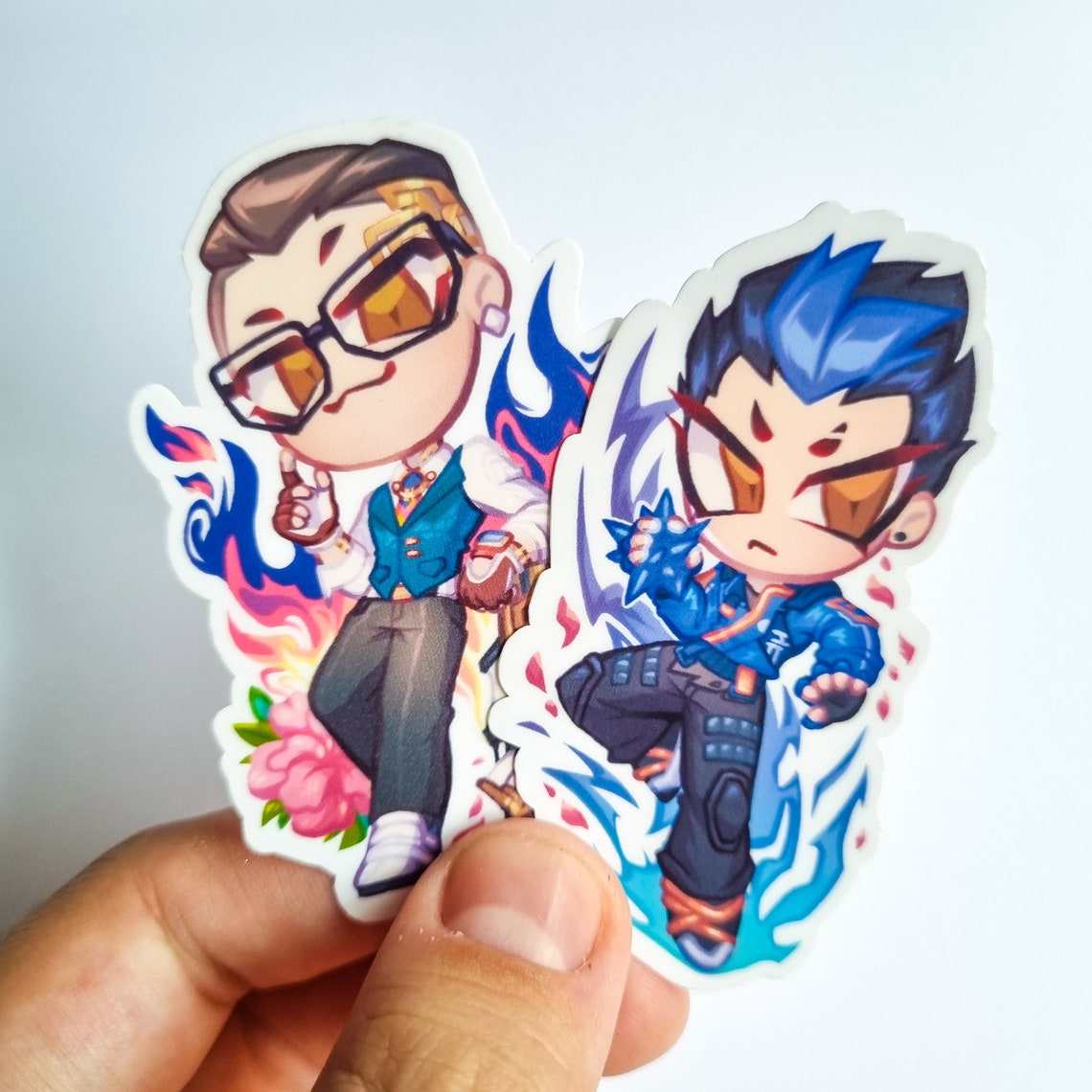 Valorant Chibi Stickers - Agent Stickers Sage Reyna Phoenix Chamber ...