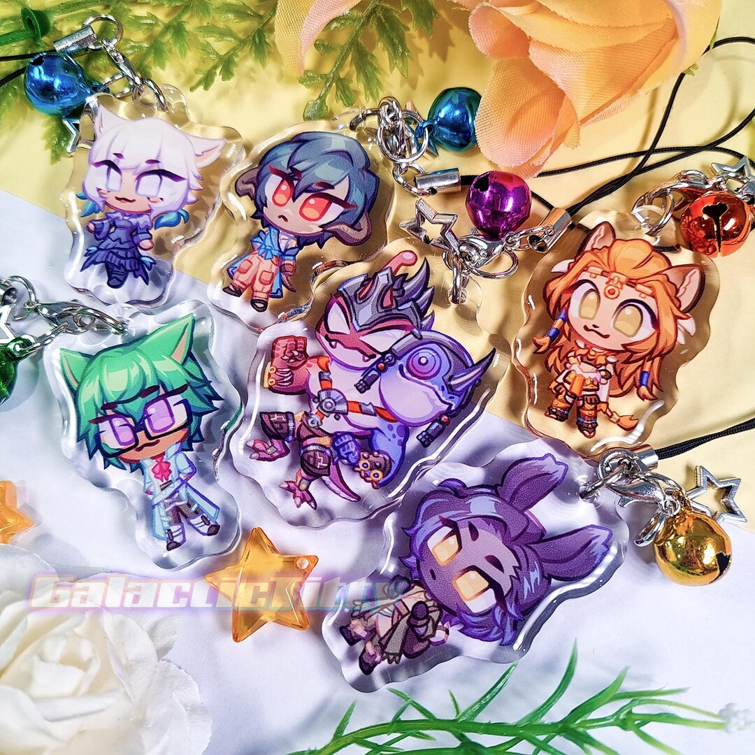 FFXIV Dawntrail DOUBLE SIDED Mini Phone Charms 1.5 Inches | Read Desc ...