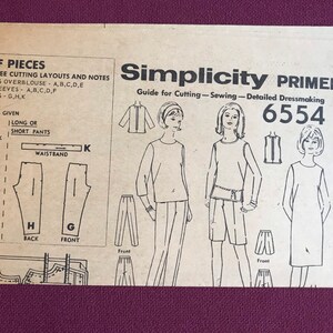 Simplicity 6554 Sewing Pattern UNCUT FF Size 12.5 Misses - Etsy