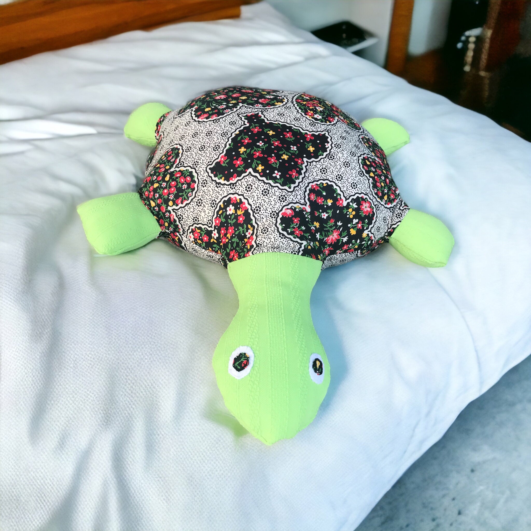 Memory Turtle Plush Made From Loved One's Clothing - Keepsake Stuffed ...