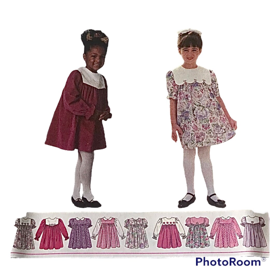 Simplicity 9376 Sewing Pattern, UNCUT FF Girl Above-knee Dress W/ Peter ...