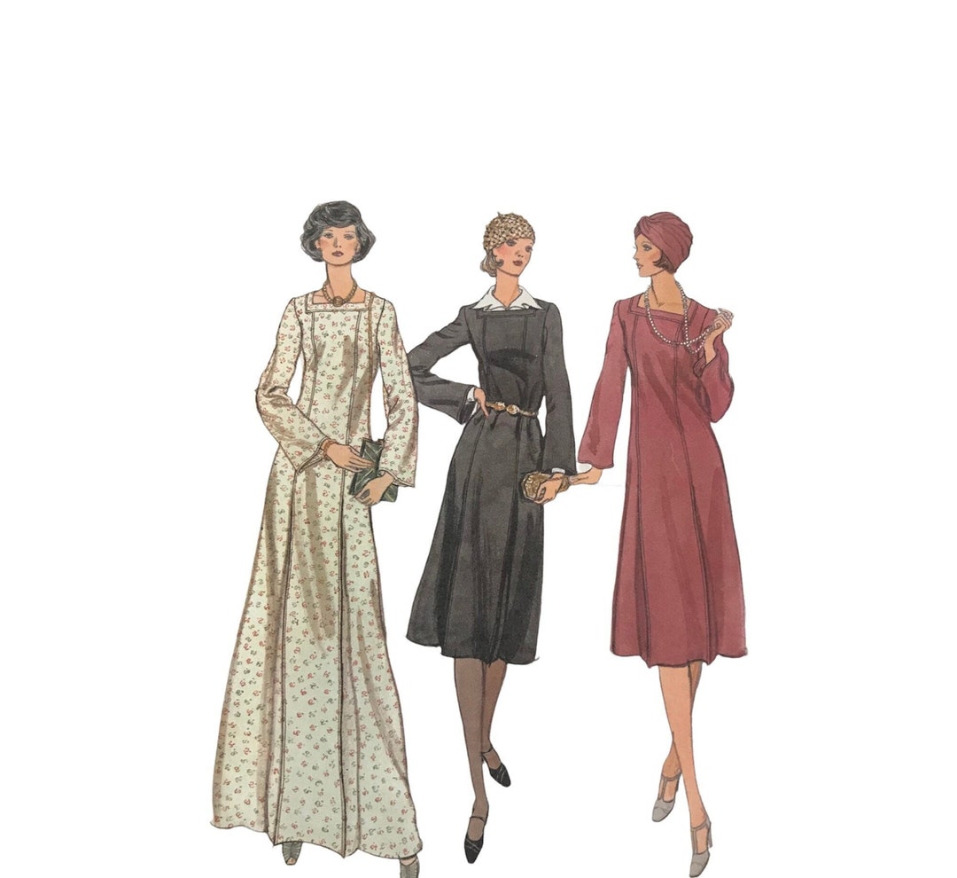 Vogue 9265 Sewing Pattern Misses Loose-fit Dress Square - Etsy