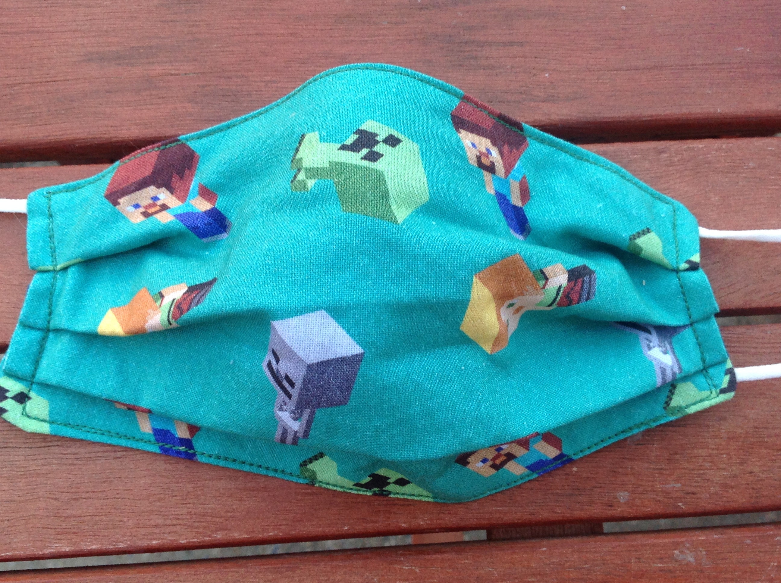 Minecraft Steve face mask Minecraft Alex face mask Minecraft | Etsy