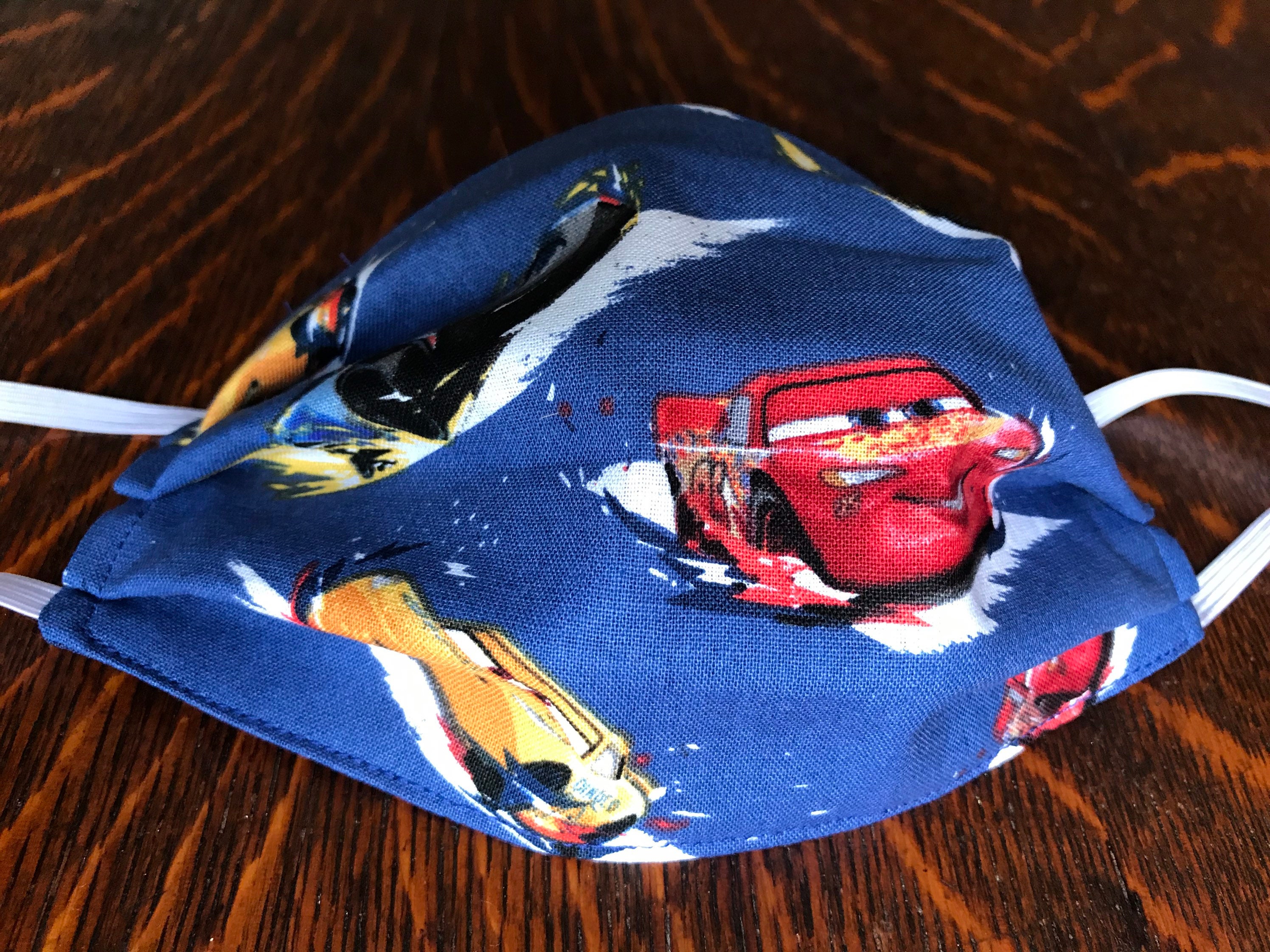 Cars movie face mask Lightning McQueen face mask Cars mask | Etsy