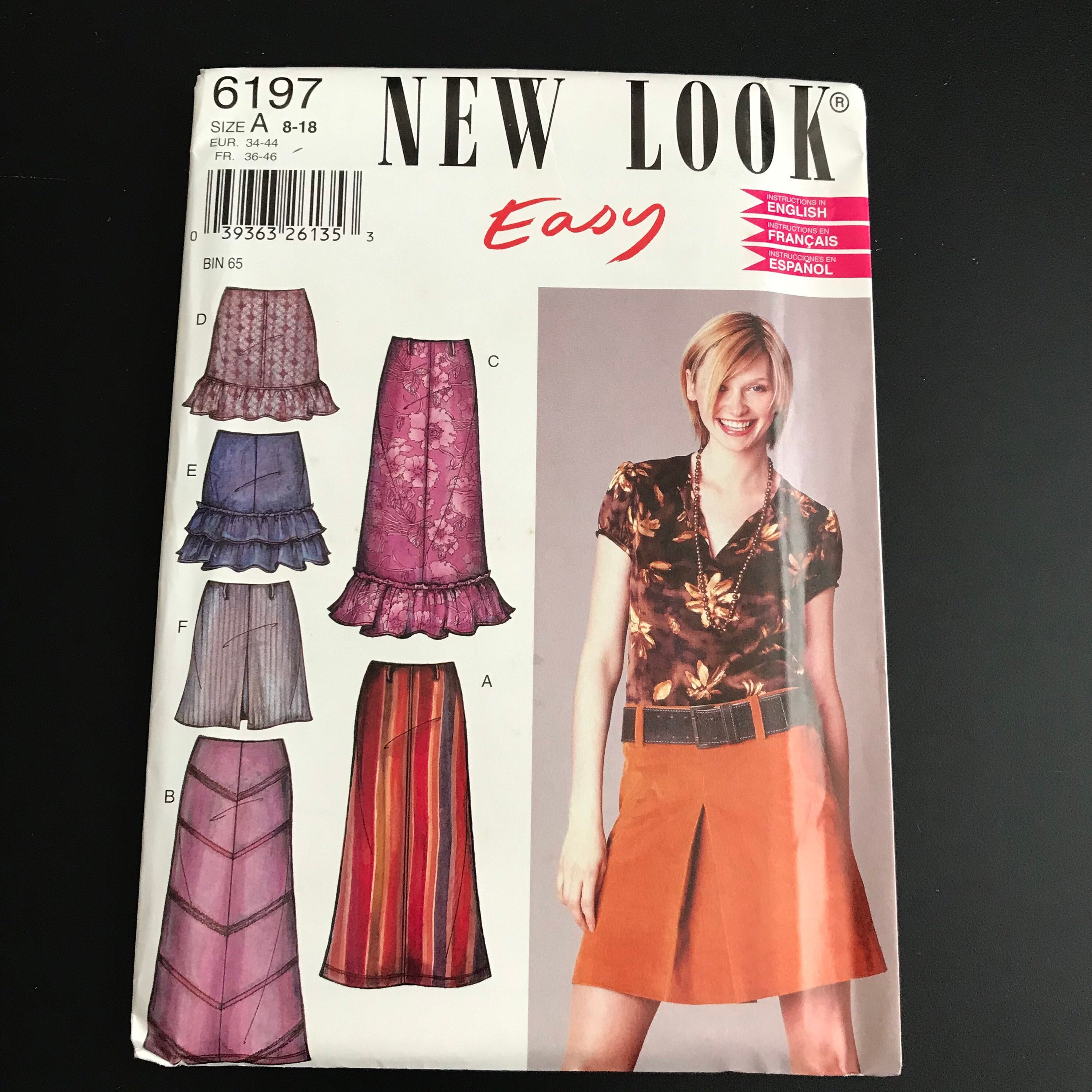 8-18 Simplicity 6197 Sewing Pattern New Look 6197 Sewing Pattern UNCUT ...