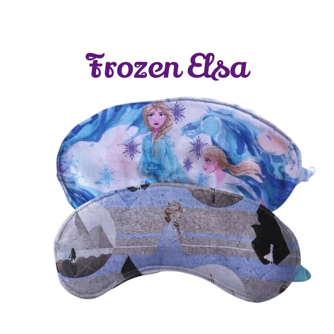 Elsa Frozen Sleep Mask: Kids Travel Eye Mask, Sleepover Favor - Etsy