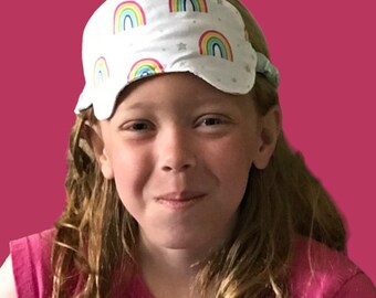 Rainbow Sleep Mask - Etsy