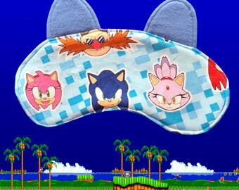 Kids Sonic the Hedgehog Sleep Mask - Etsy