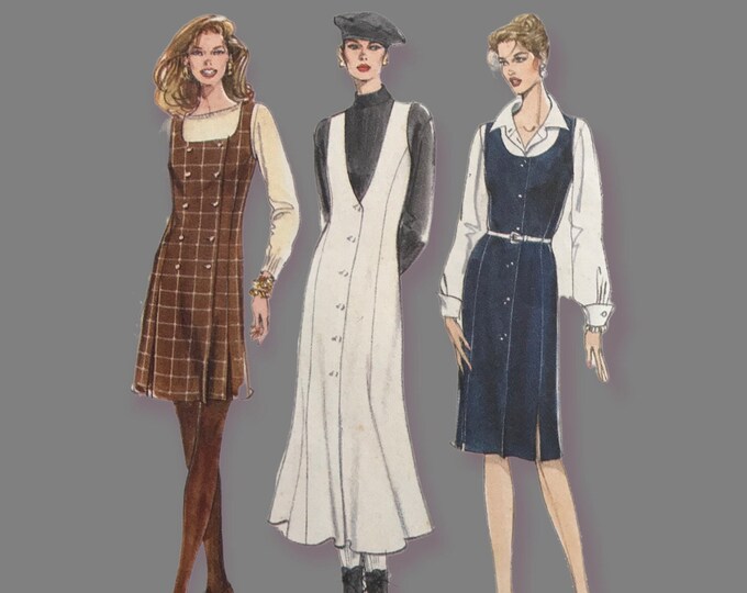 Vogue 9282 Sewing Pattern, UNCUT FF Misses Fitted Lined Jumper Sewing ...