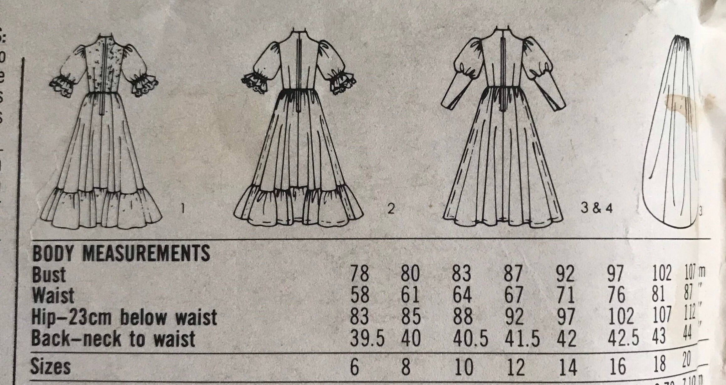 Simplicity 5724 Sewing Pattern Bride / Bridesmaid Dress W - Etsy