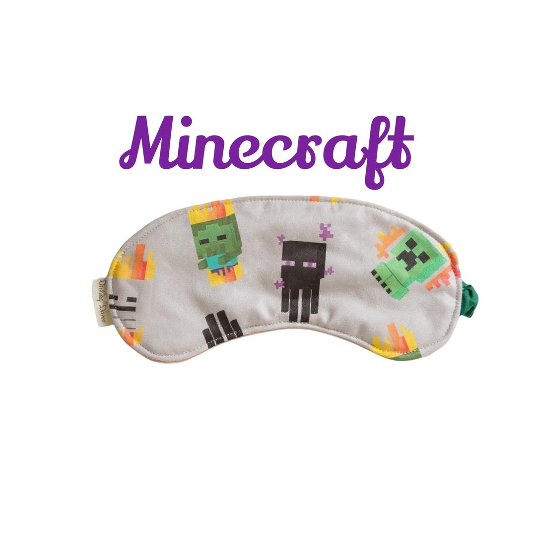 Minecraft Enderman Sleep Mask, Kid's Travel Gift, Sleepover Favor - Etsy