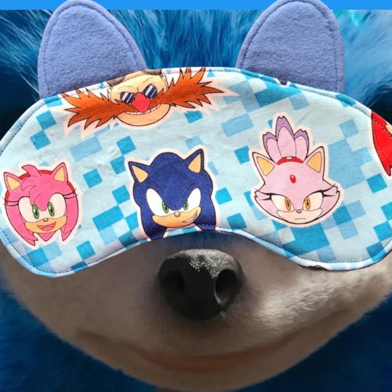 Sonic Sleep Mask, Child Sleep Mask, Child Eye Mask, Boy Sleep Mask ...