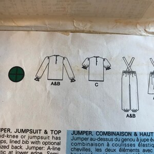 Butterick 3721 sewing pattern Ruth Scharf Children's | Etsy