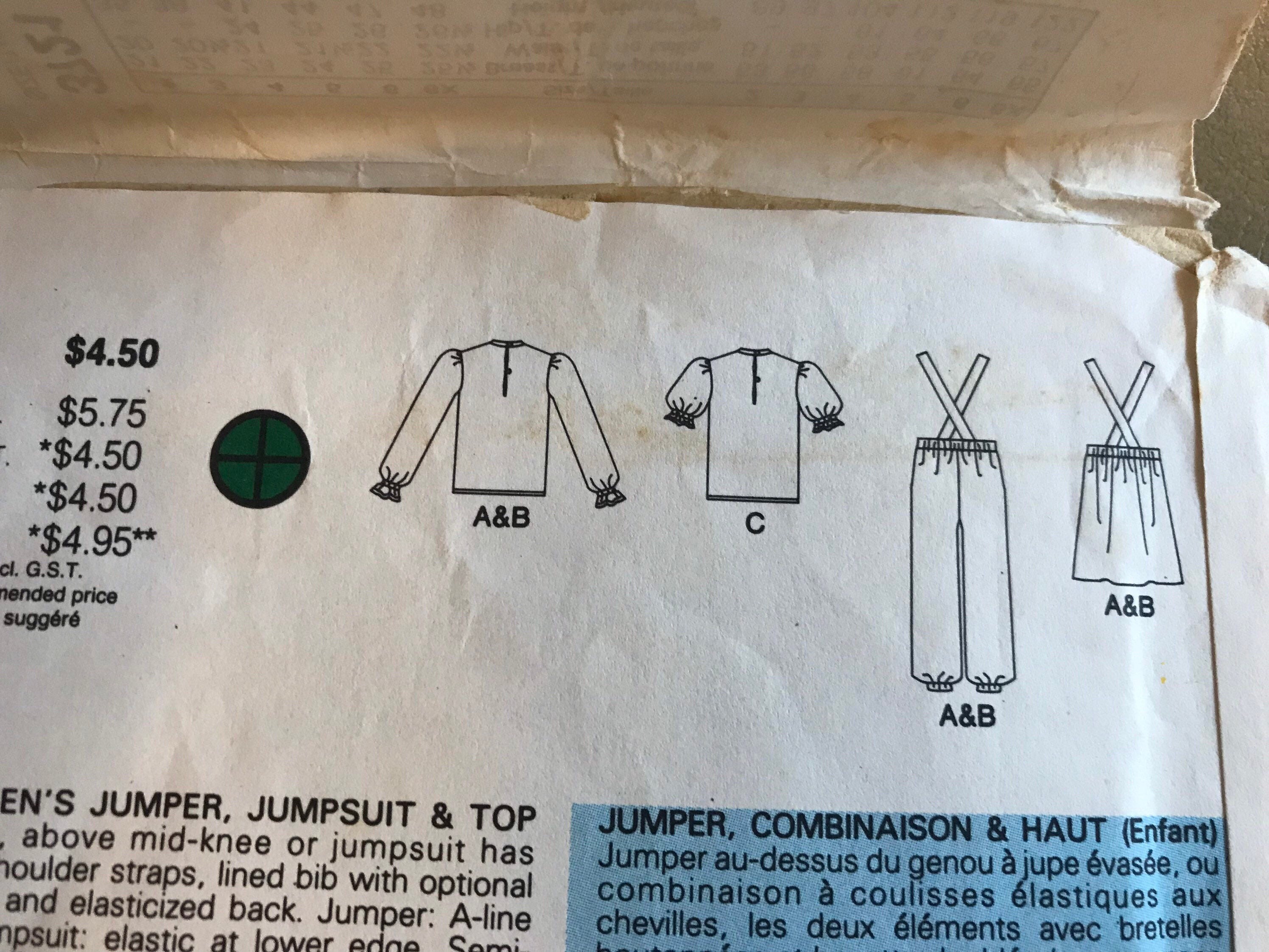 Butterick 3721 sewing pattern Ruth Scharf Children's | Etsy